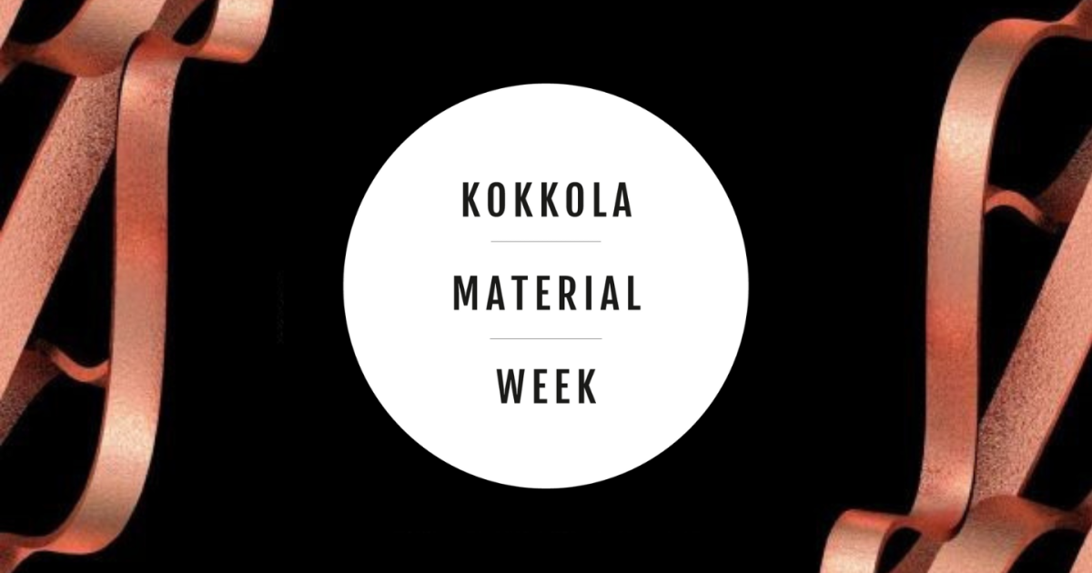 Kokkola Material Week 11.-14.11.2024 | Kokkolan yliopistokeskus Chydenius